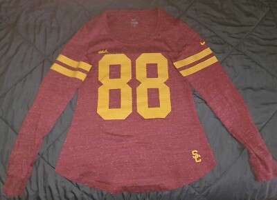 USC Trojans Womens Large USC Long Sleeve 88 Jersey Style Shirt | eBay