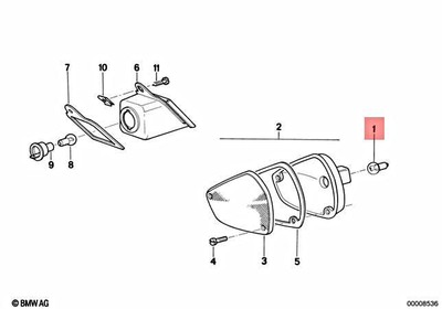Genuine BMW 114 2471 2472 2473 2474 2476 2477 Longlife Bulb OEM ...
