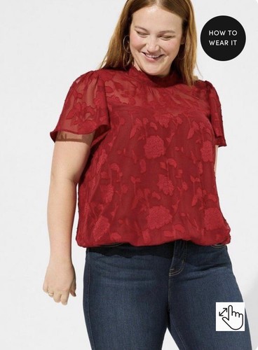torrid top size 1 New, WITH tags, Red, Lace | eBay