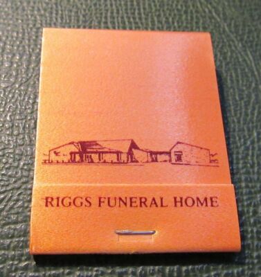 Matchbook - Riggs Funeral Home Greenup KY FULL PRINTED STICKS | eBay