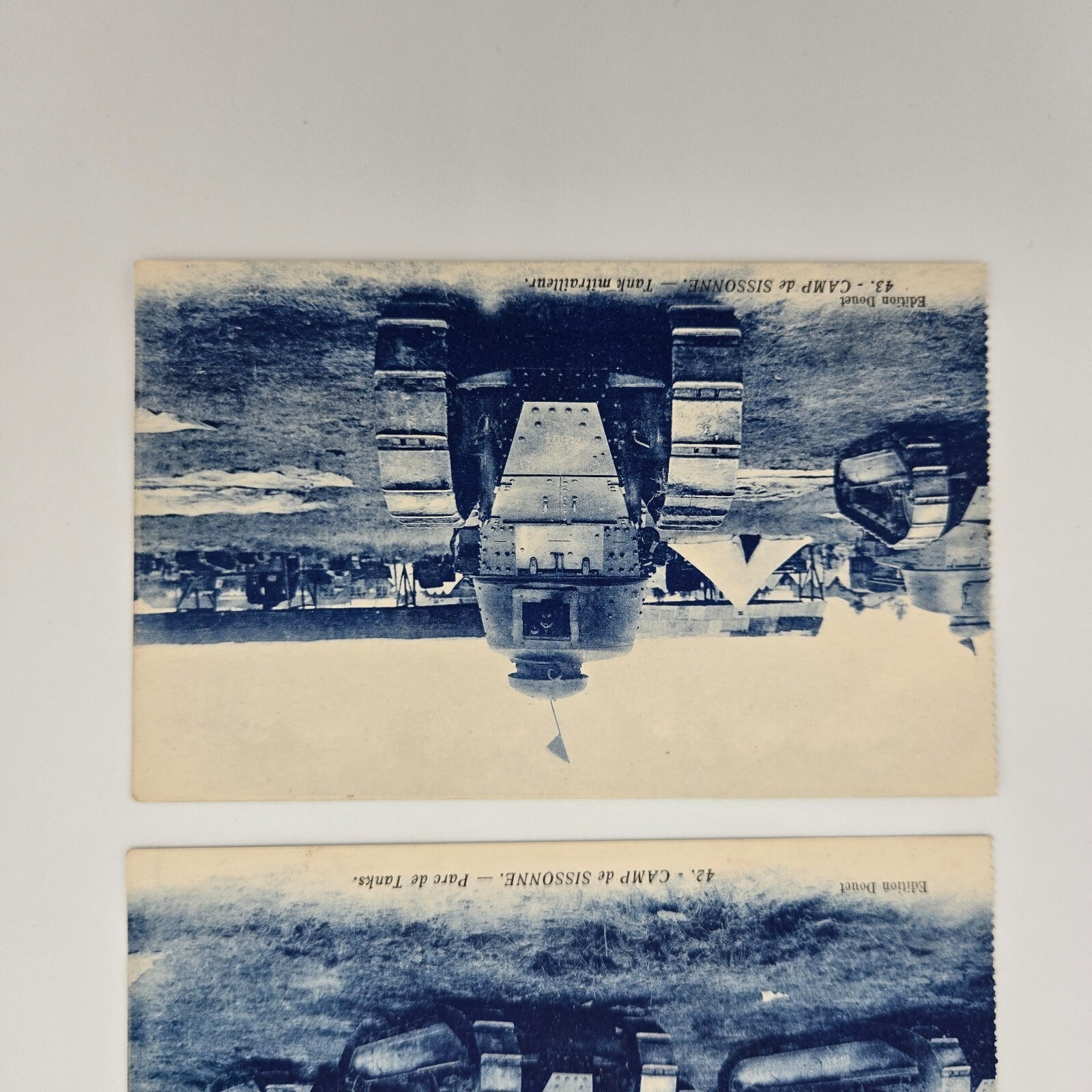 WWI WW1 Original French Tank Renault FT F17 light armor photo unposted ...