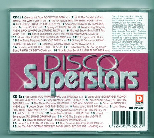 Disco Superstars by Various Artists (CD, 2000) for sale online | eBay