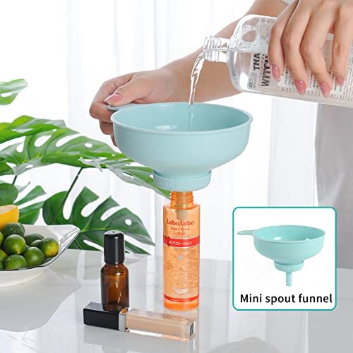 Plastic Wide Mouth Kitchen Funnels With Detachable 4 Different Sizes ...