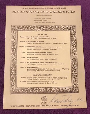 Autograph NELSON ROCKEFELLER Hand Signed Advertisement COA LOA PSA/DNA ...