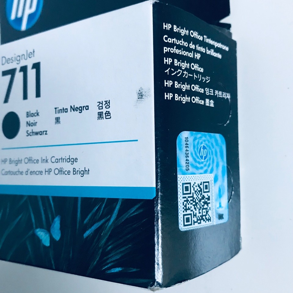 7/2025 Genuine HP 711 80-ml Black DesignJet Ink Cartridge CZ133A OEM ...