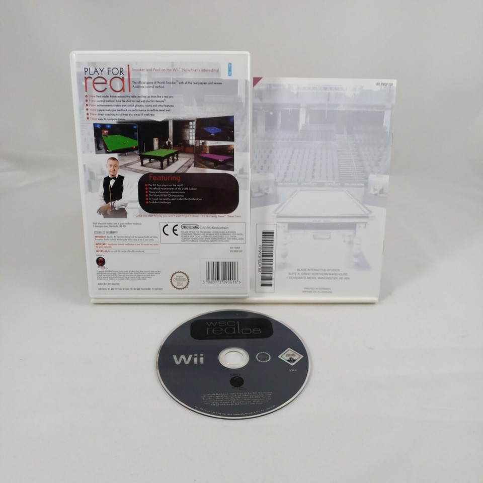 WSC REAL 08 Nintendo Wii game with manual | eBay