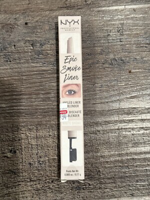 NYX PROFESSIONAL MAKEUP Epic Smoke Angled Liner & Blender White Smoke ...