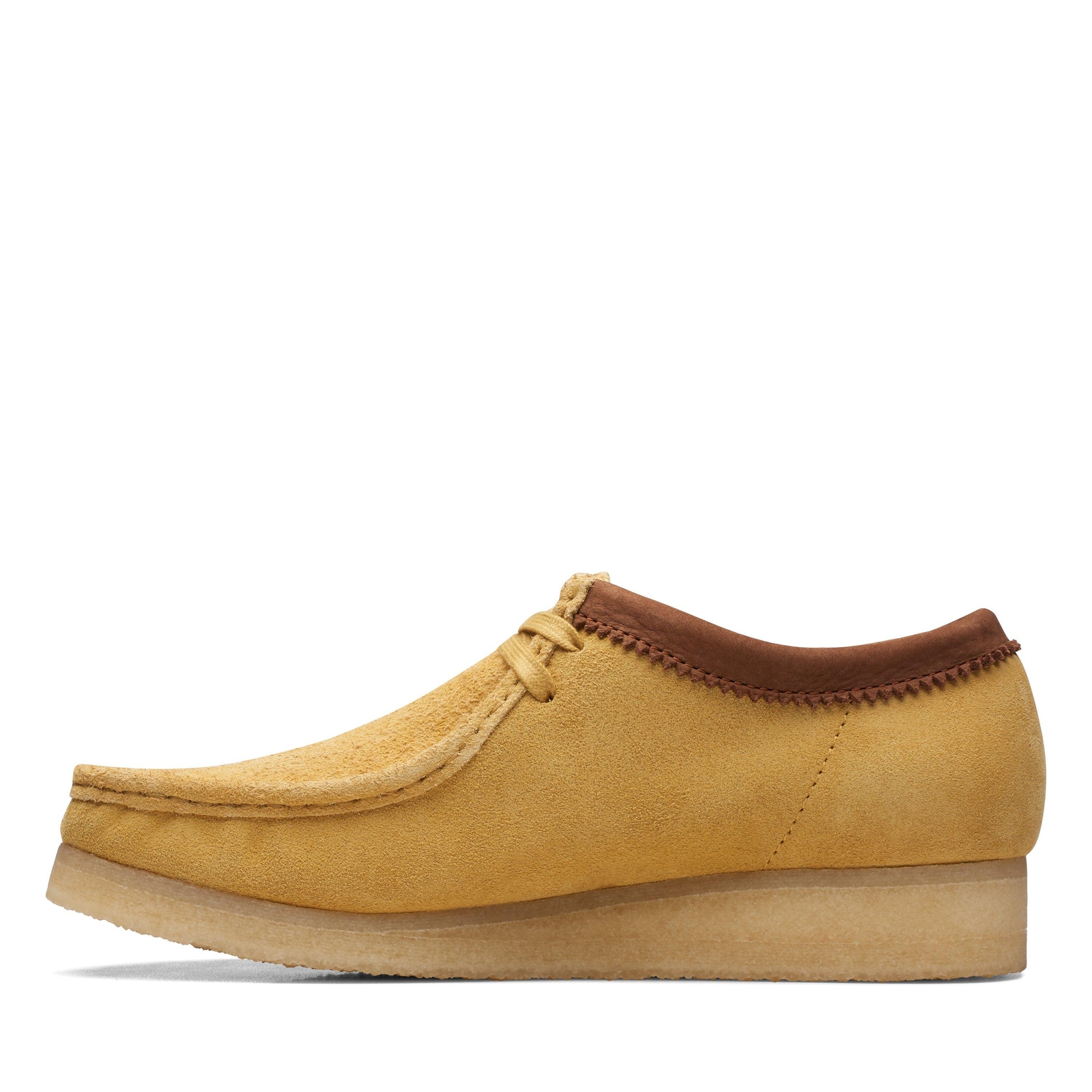 Clarks Originals Mens Wallabee Moccasin Yellow Suede Casual Shoes | eBay