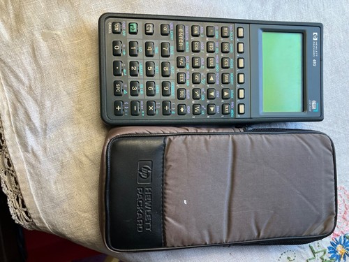 Hewlett Packard HP 48G scientific calculator AS IS with original case ...