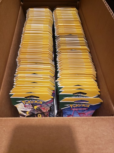 POKEMON EVOLVING SKIES 144 COUNT SLEEVED BOOSTER BLISTER PACK CASE | eBay