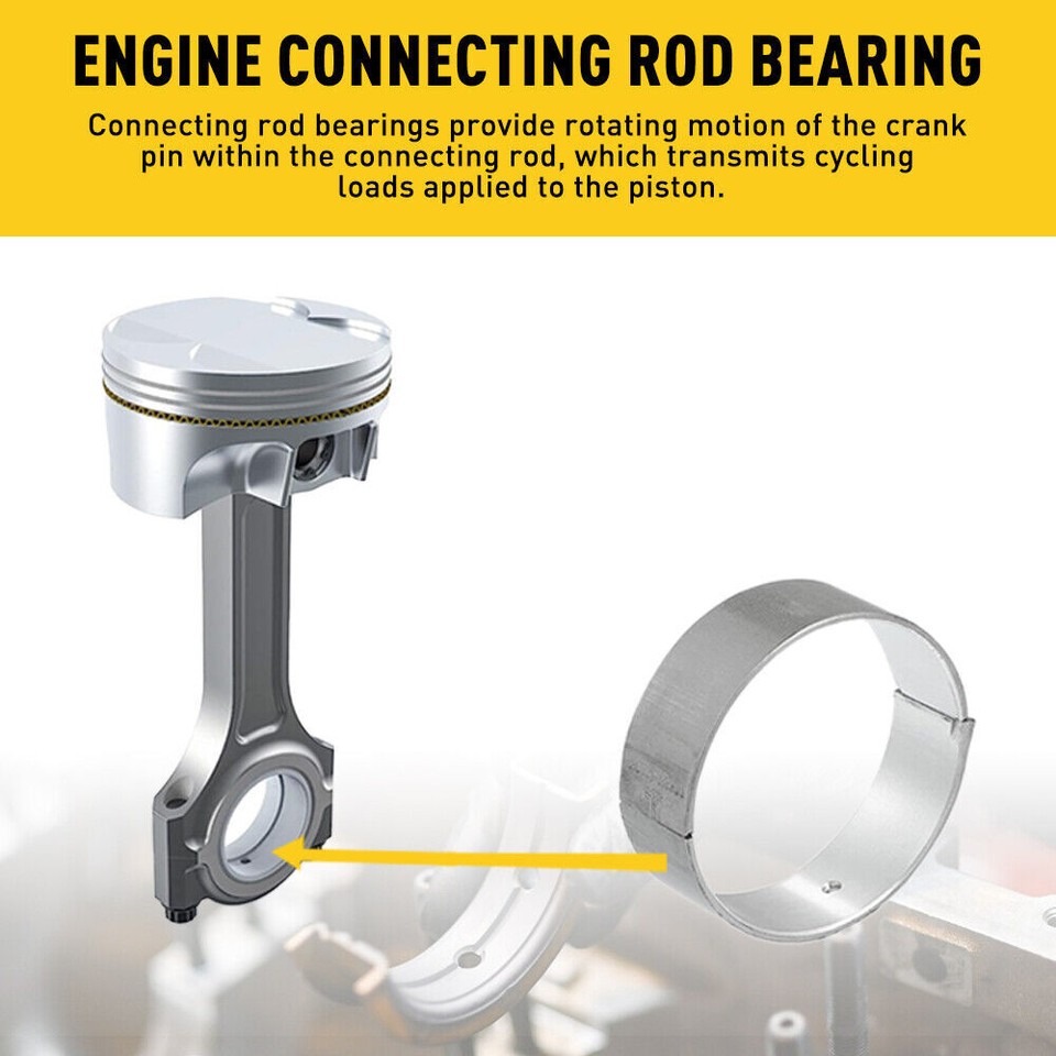 4PCS Connecting Rod +Main & Rod Bearing Kit for 2.4L Kia Sorento ...