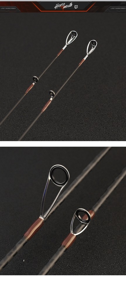 Lure Fishing Rod 1.38m 1.5m Carbon Fiber Casting Spinning Travel Pole 2 ...