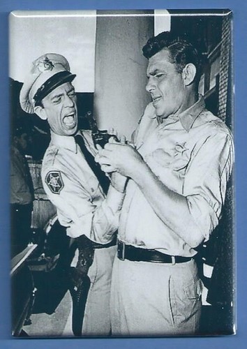 ANDY GRIFFITH TV SHOW *2X3 FRIDGE MAGNET* BARNEY FIFE AND SHERIFF ...