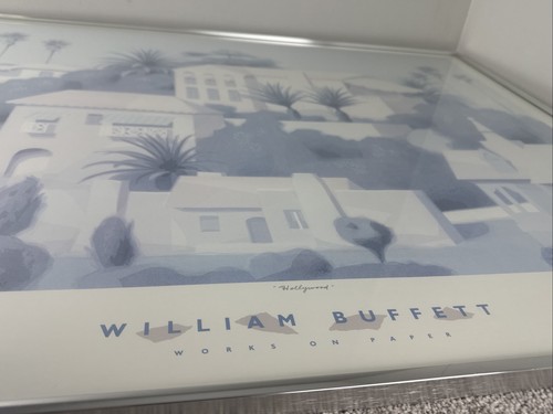 Signed William Buffett Framed Art Serigraph Print "Hollywood" Works On ...