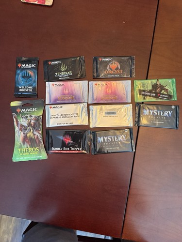 MTG Lot Of Sealed Packs, Promo Packs, Collector Boosters 12 Total Packs ...