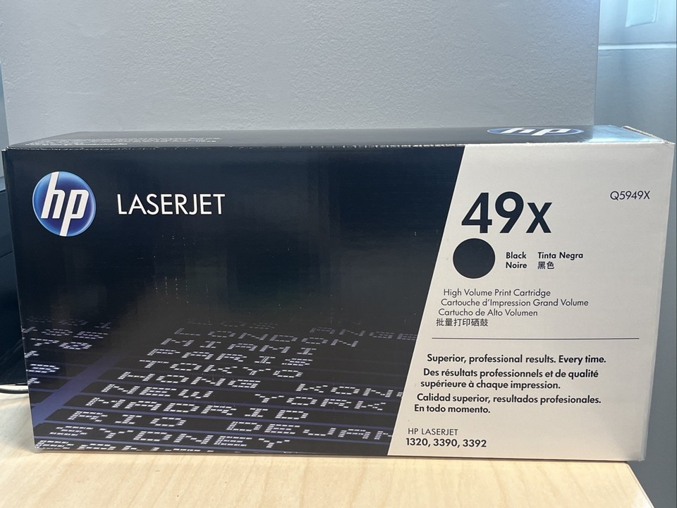 HP 49X (Q5949X) Black Toner Cartridge (2 New Boxes) 829160319568| eBay