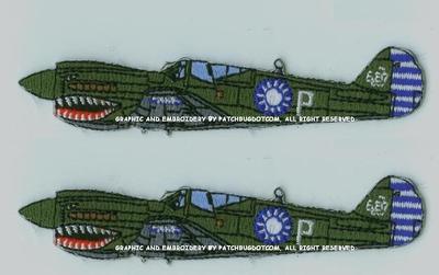 WWII AVG CHINESE-AMERICAN COMPOSITE WING CACW Flying Tigers Curtiss P ...