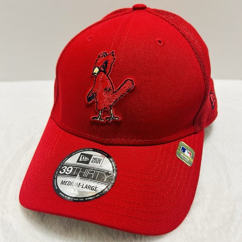 New Era St Louis Cardinals Angry Bird 39THIRTY Stretch Flex Hat Cap Red ...