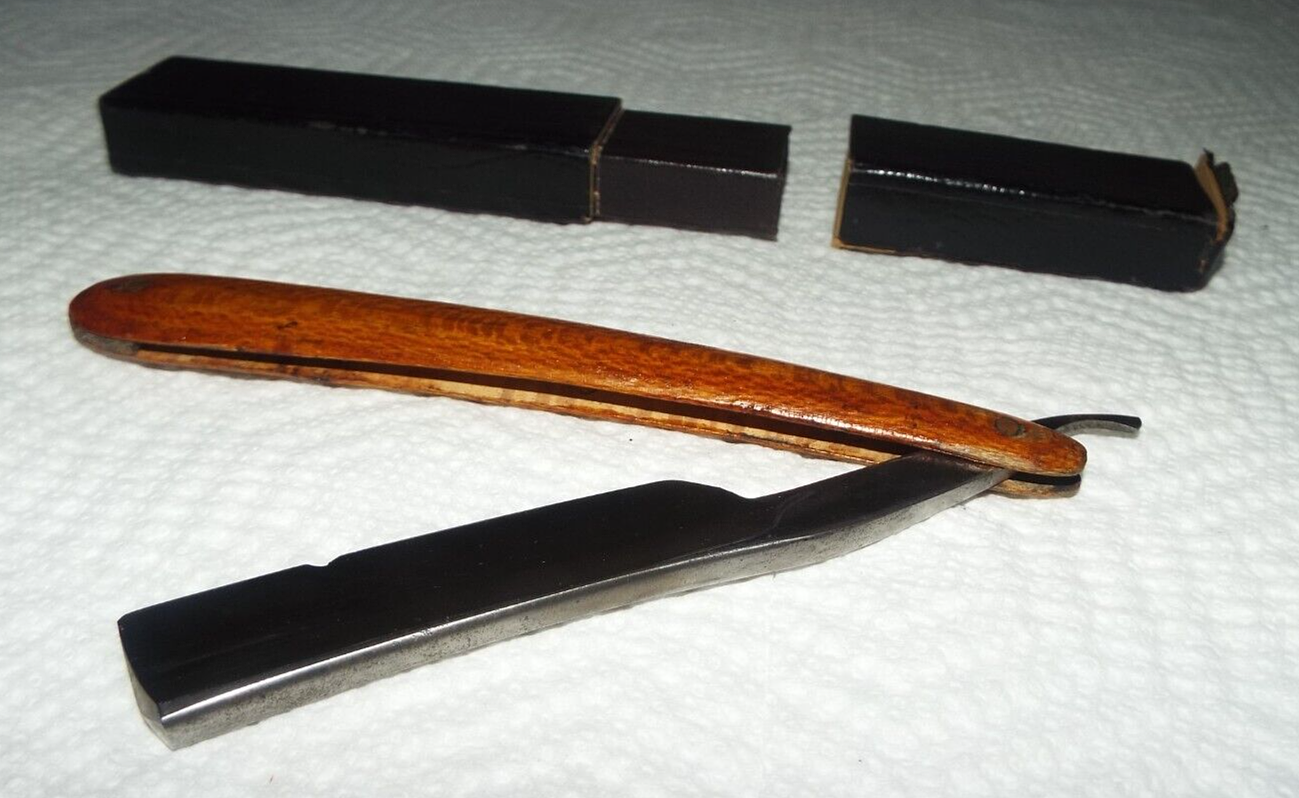 ANTIQUE/VINTAGE WOOD HANDLE STRAIGHT RAZOR MARKED ERNBERG? READ!!!! | eBay