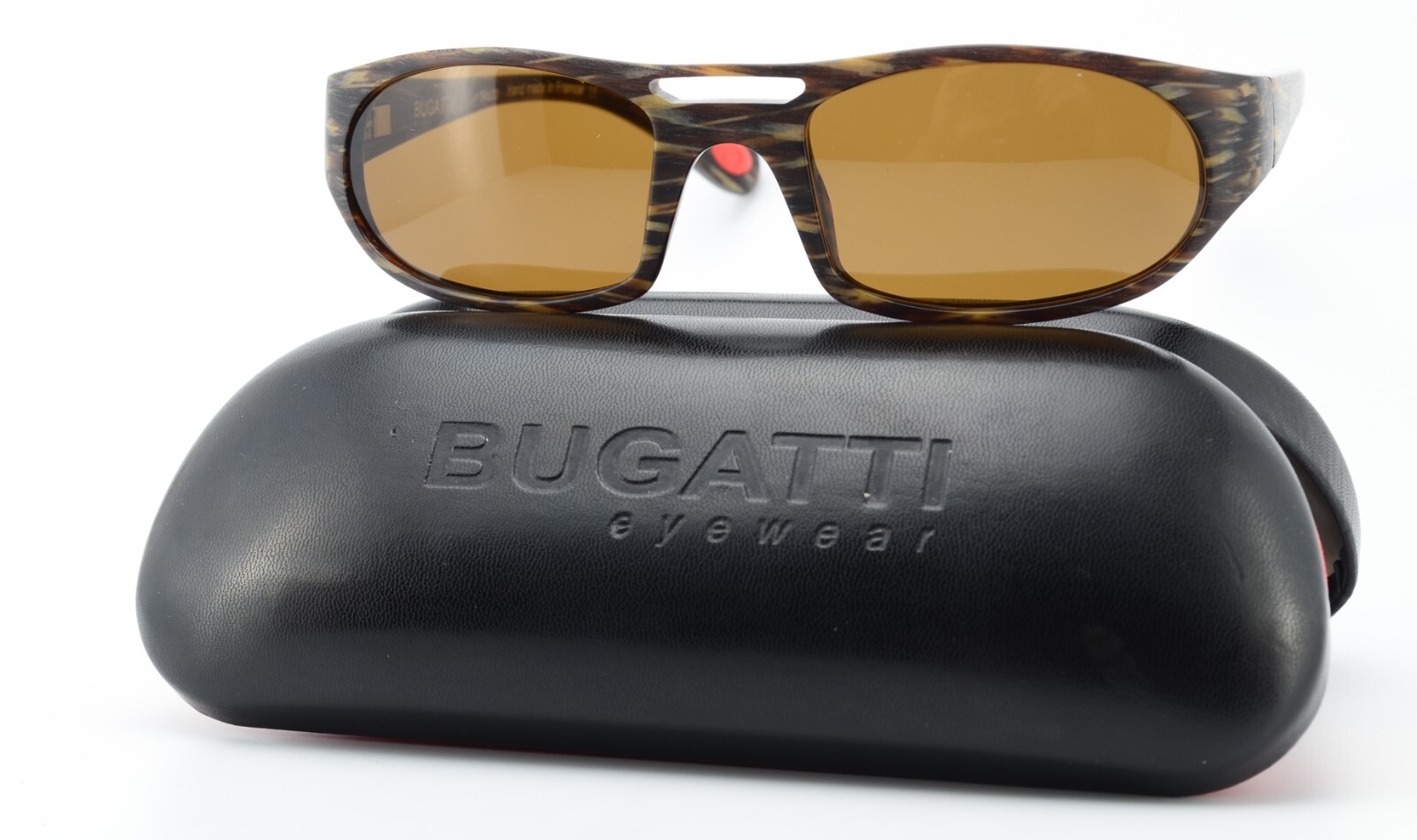 Bugatti Sunglasses Odotype 220-064 54-22 Deluxe Brown Pattern France ...