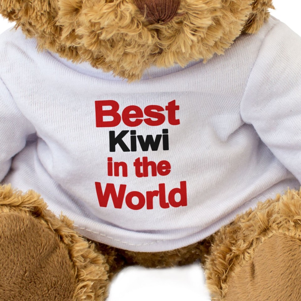 NEW - BEST KIWI IN THE WORLD - Teddy Bear - Cute Cuddly Soft - Gift ...