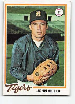 1978 Topps #258 John Hiller VG/EX Very Good/Excellent Tigers ID:125791 ...