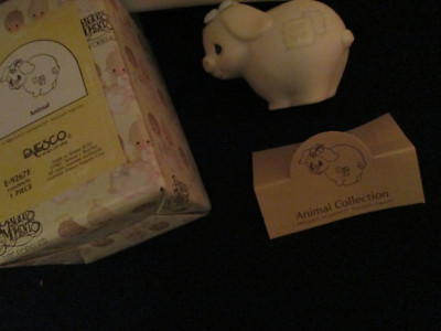 Precious Moments 1982 Animal Collection Pig Patches Figure E-9267 | eBay