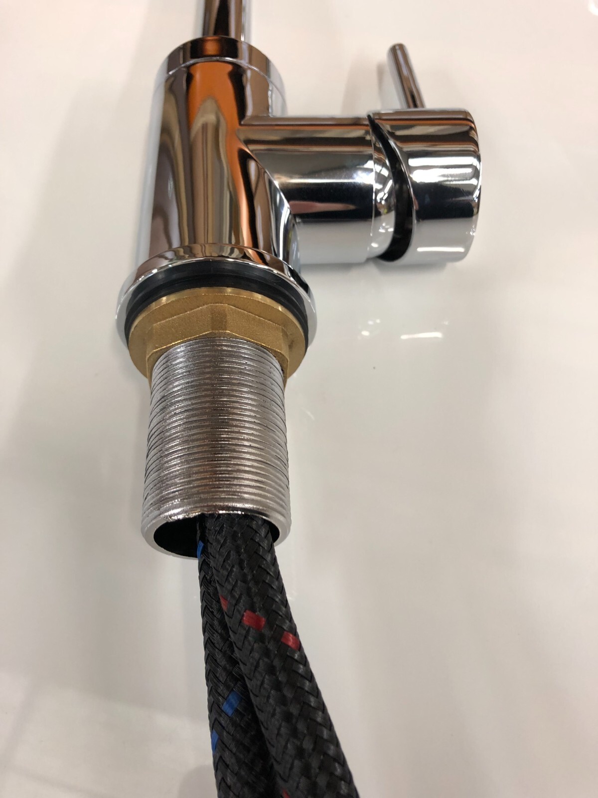 Caraflo Caravan Tap Chrome Swan Neck Mixer Kitchen Bathroom Motorhome ...