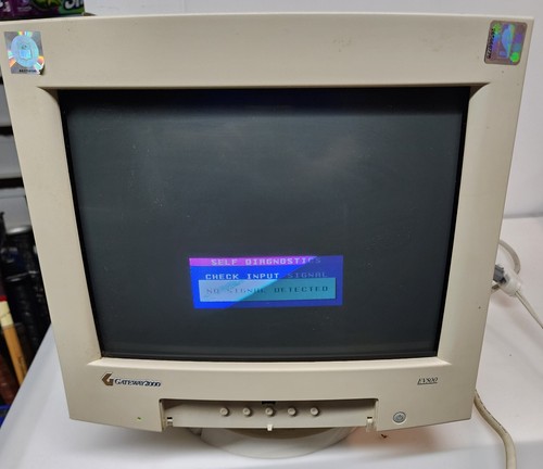 Gateway 2000 EV-500 CRT Computer Monitor 1997 500-0693 VGA Working ...