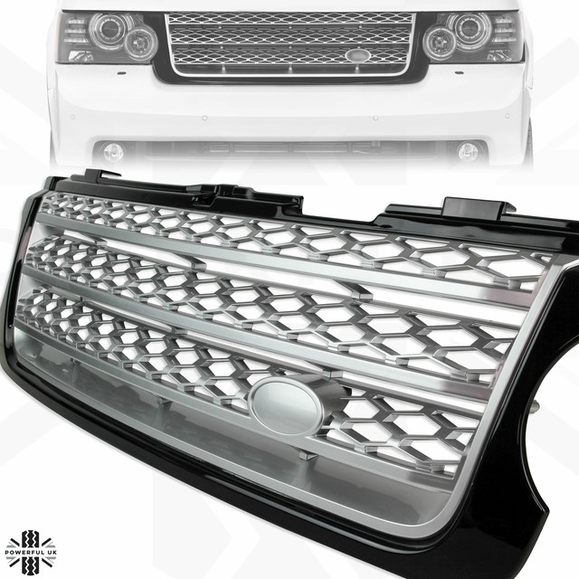 Black Silver Front Grille for Range Rover L322 2010-13 Vogue LR011133 ...