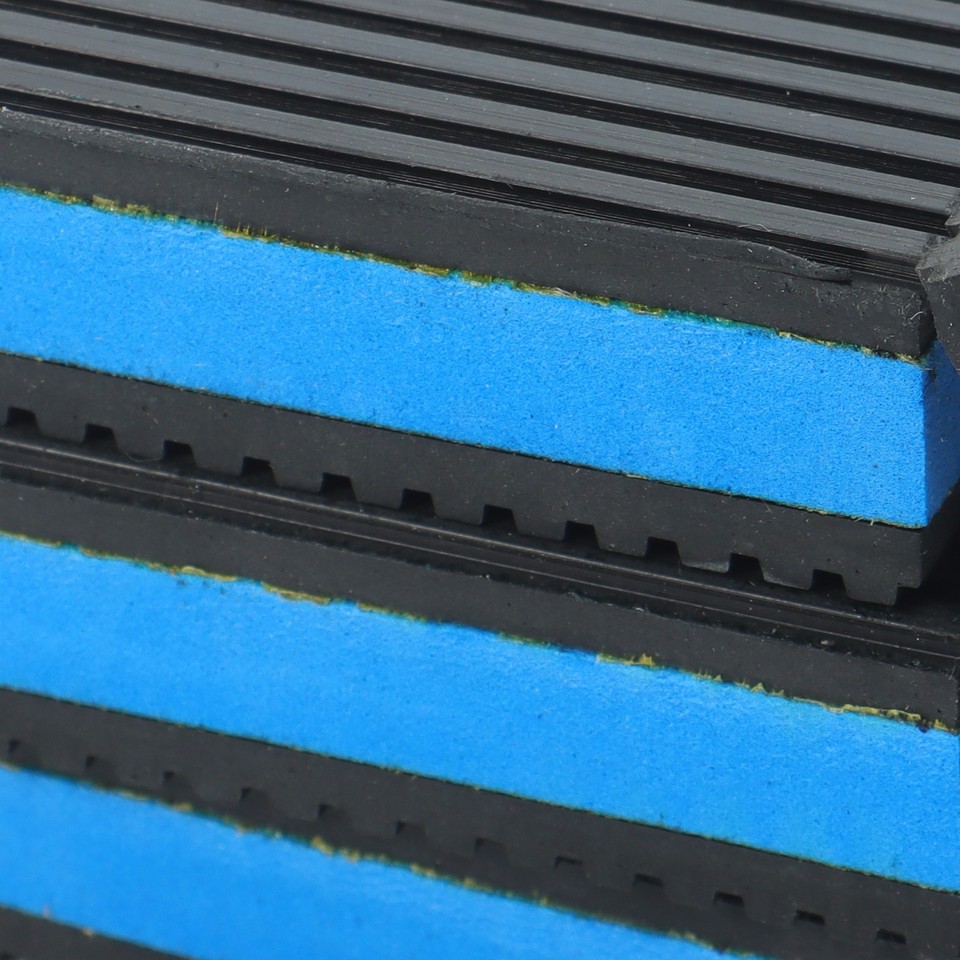 3"x3"x7/8" Vibration Control Pads 8 Pack Ribbed Rubber Design | eBay