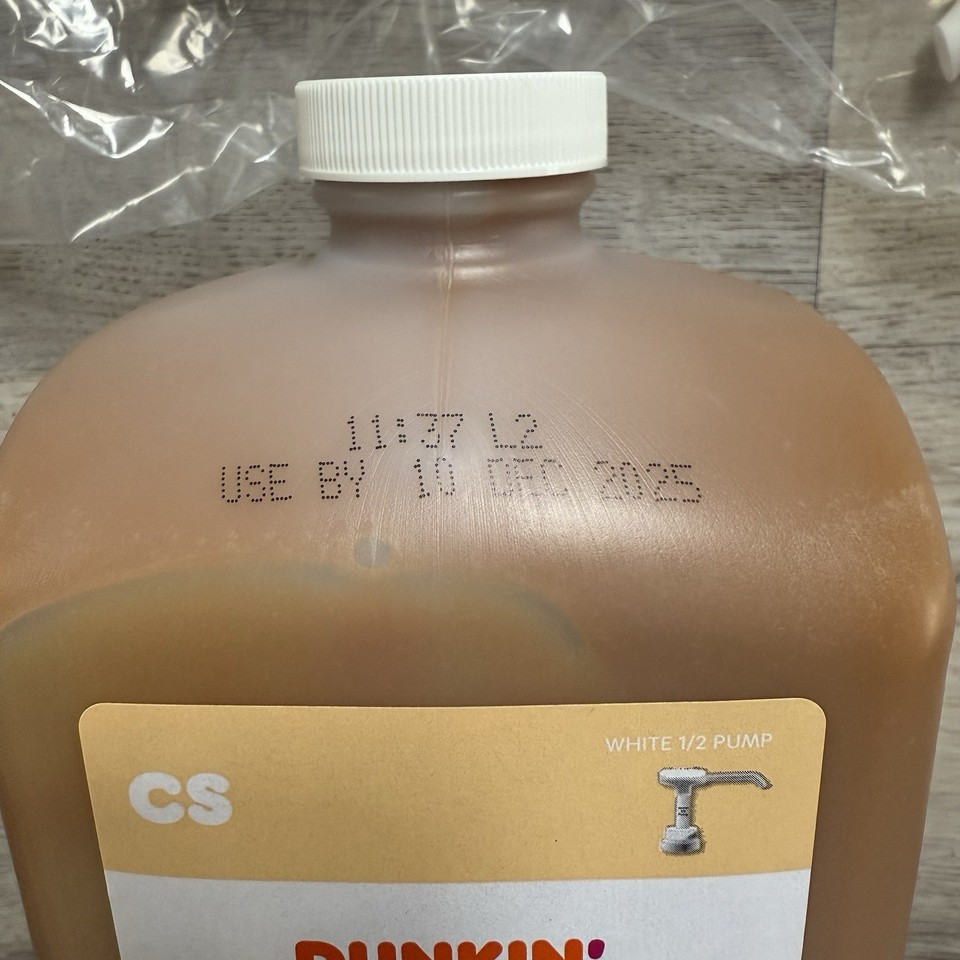 Dunkin Donuts Caramel Swirl With New Pump 64 Oz Expires End Of Year. | eBay