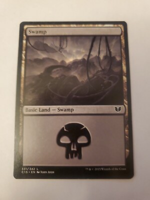 MTG Swamp (331) Commander 2015 331/342 Regular Land | eBay