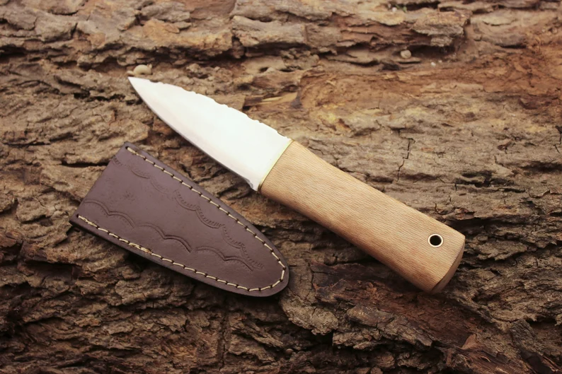 8 inches Celtic Scottish Dirk SGIAN DUBH DAGGER Bone Handle Knife. | eBay