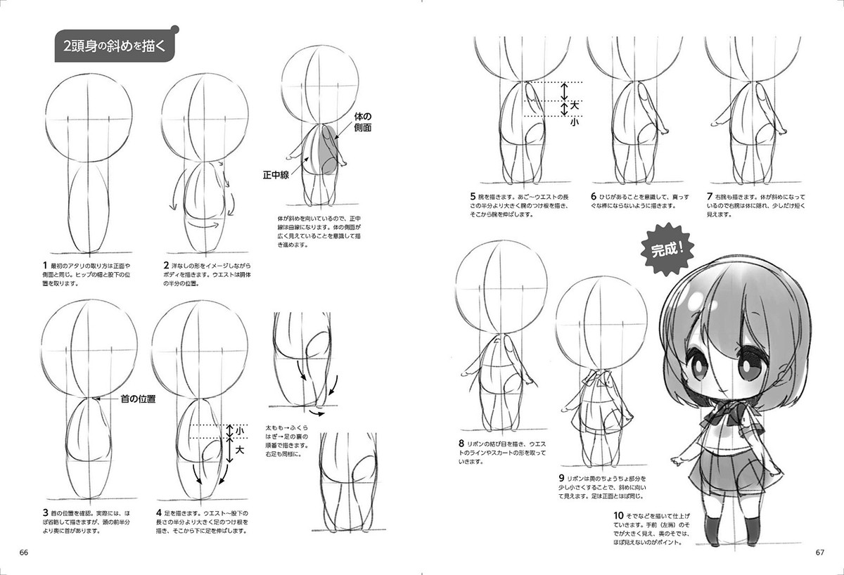 How To Draw Chibi Heads
