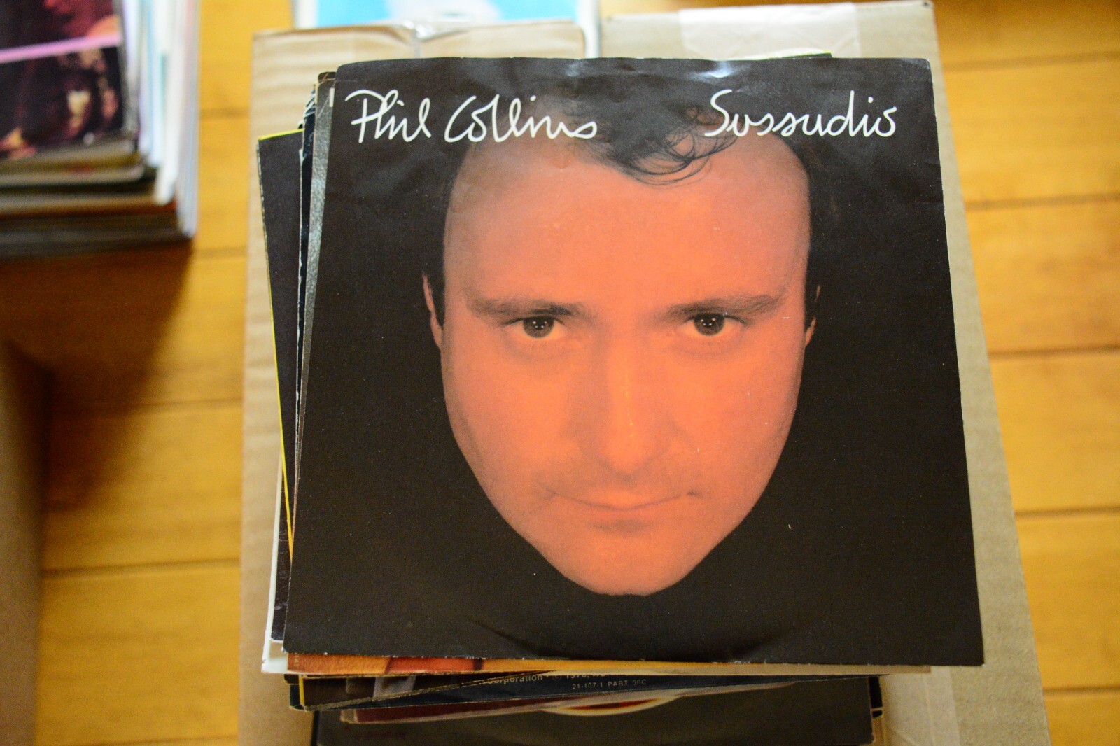 PHIL COLLINS "SUSSUDIO / I LIKE THE WAY" 45RPM 7" VINYL & PICTURE ...