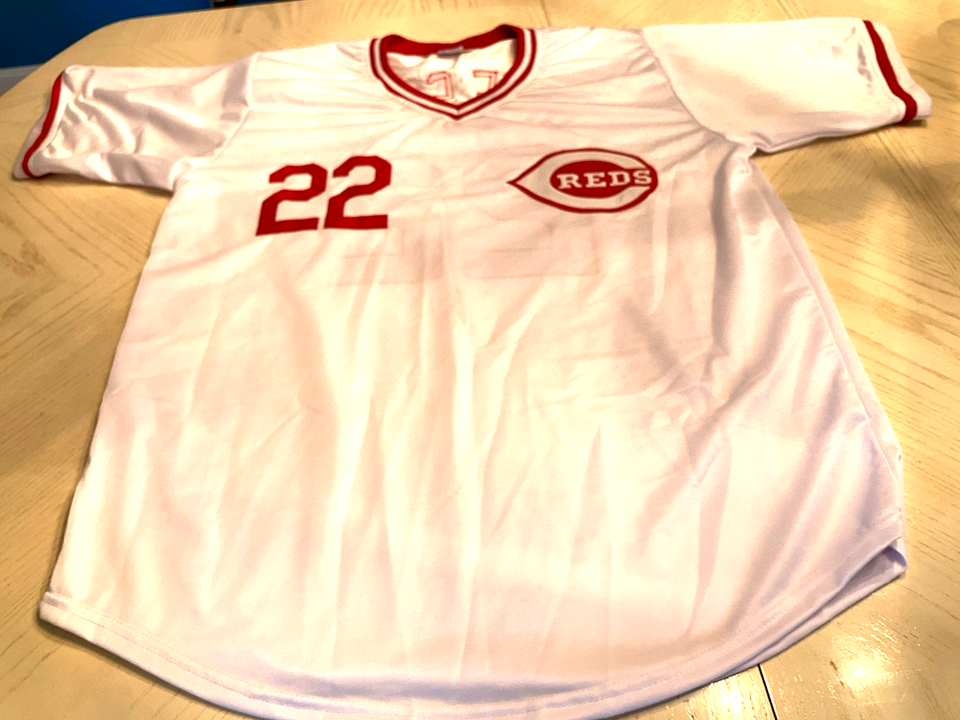 Dan Driessen Signed Reds Jersey -Guaranteed With Dated Signing Cert. | eBay