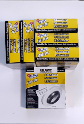 Gunk Toilet Wax Ring W/ Flange And Hardware fits 3 and 4 inch Lines ...