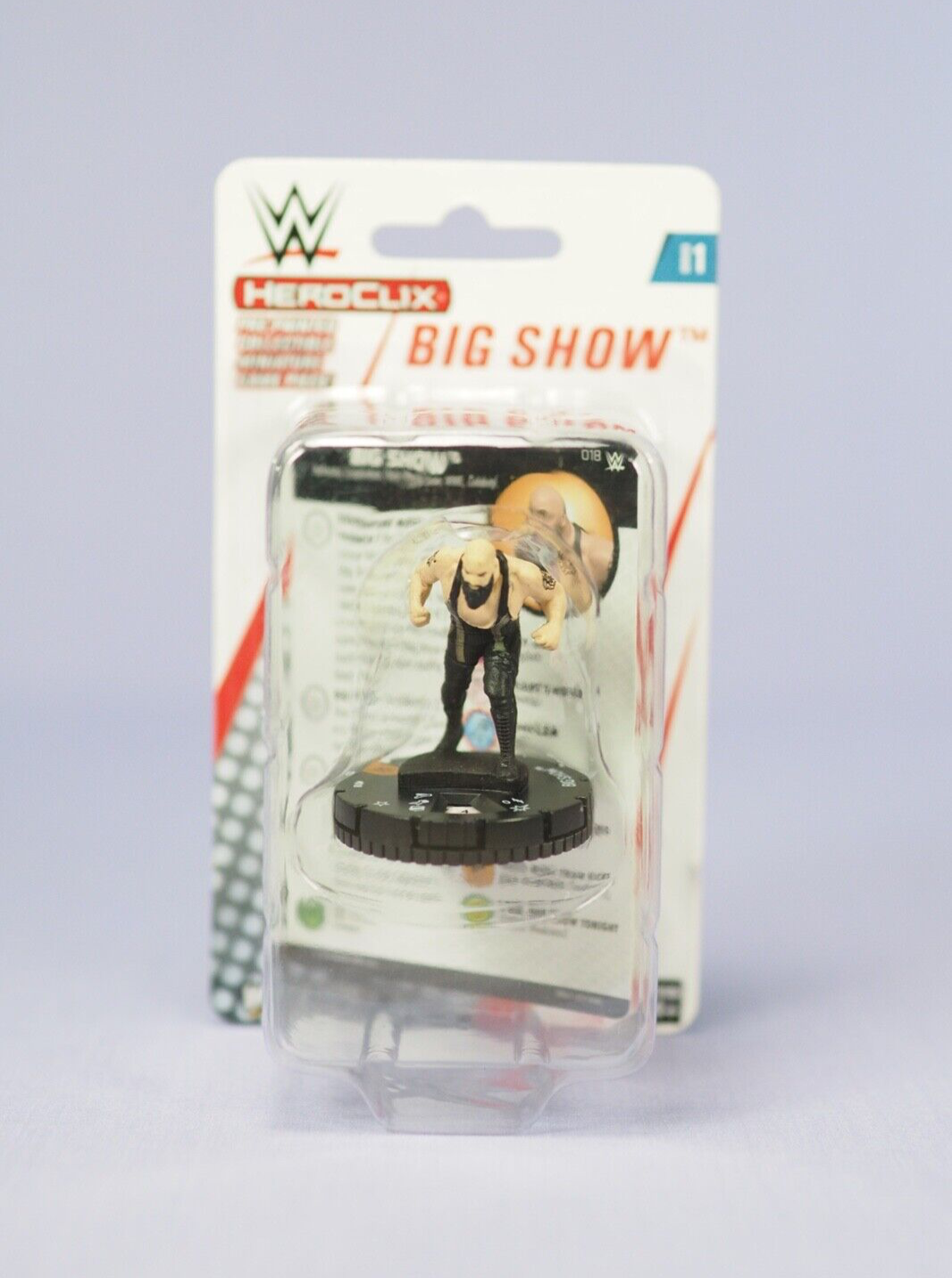 HeroClix Big Show w/card | 018 WWE Series 1 Expansion Pack | NEW ...