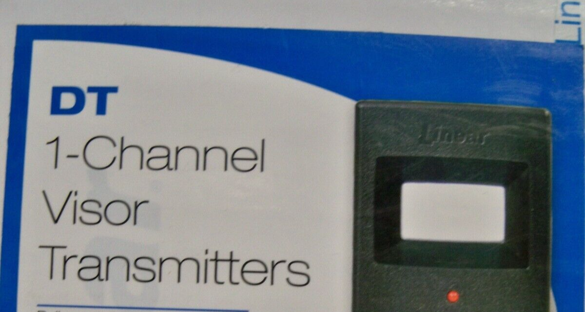 Linear 310MHz 9V 1-Channel Visor Transmitter (DNT00002A) for sale ...