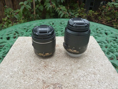 2 Nikon AFS Nikkor 18 55mm G ED Digital Zoom For DX Crop Sensor DSLR ...