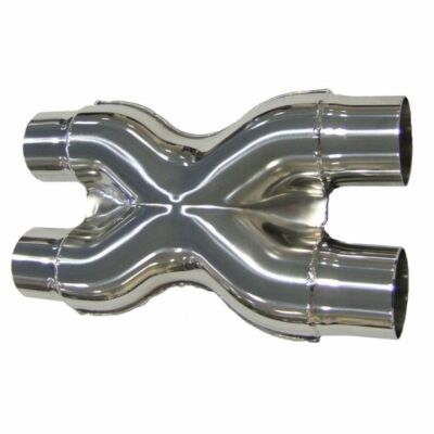 Stainless Steel Polished X-Pipe Crossover Exhaust Various Sizes 304 ...