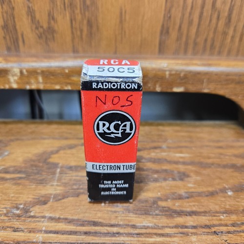 Vintage RCA Vacuum Electron Tube 50C5 in Original Box Radiotron | eBay