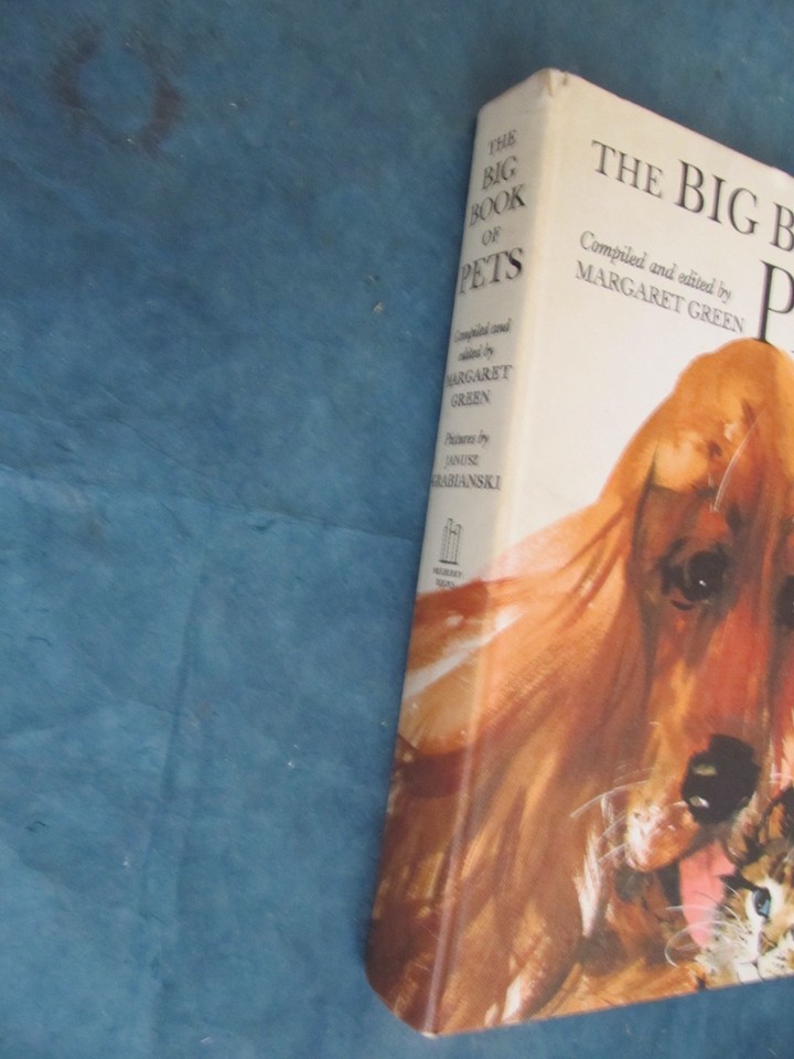 Vintage 1966 the big book of Pets with art by Janusz Grabianski | eBay