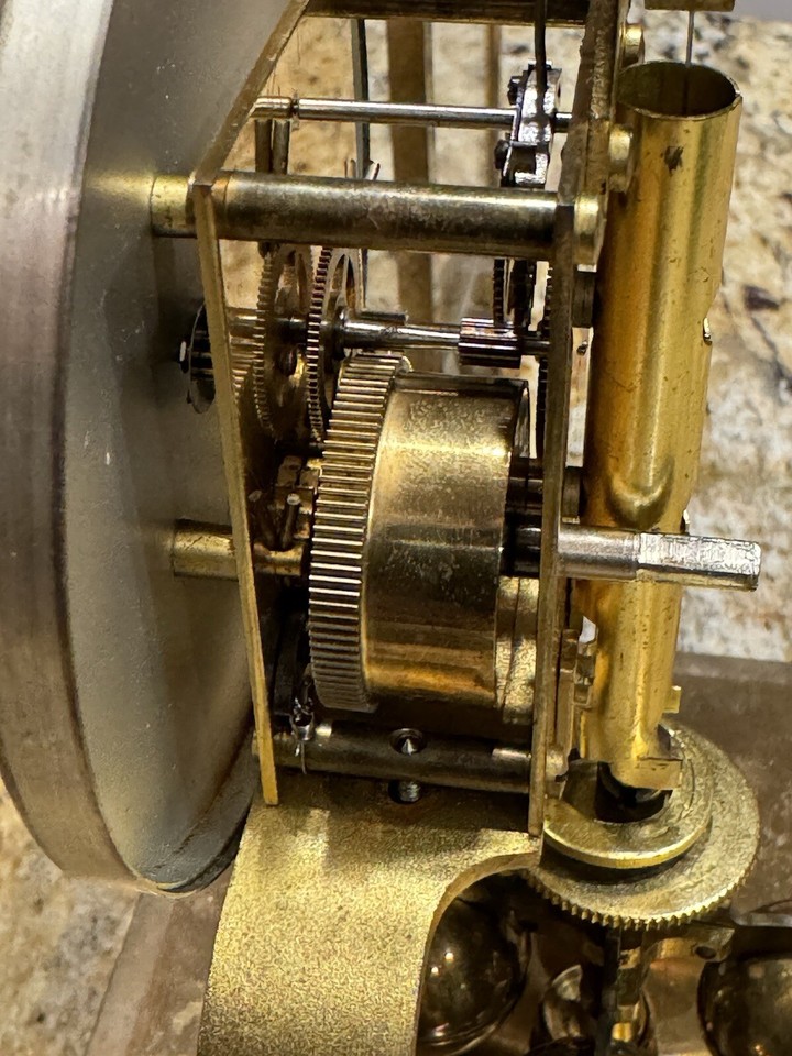 Vintage Mid Century Anniversary Clock Kern Torsion Clock Vintage ...