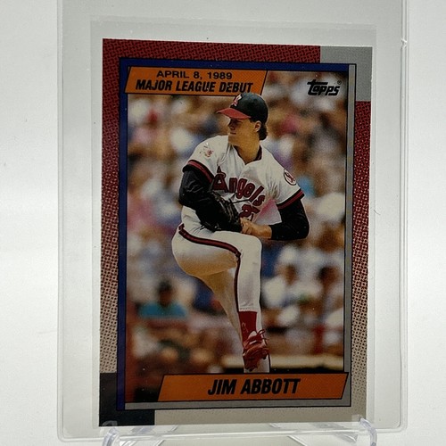 1989-90 Topps Major League Debut 1989 - Jim Abbott #1 (RC) for sale ...