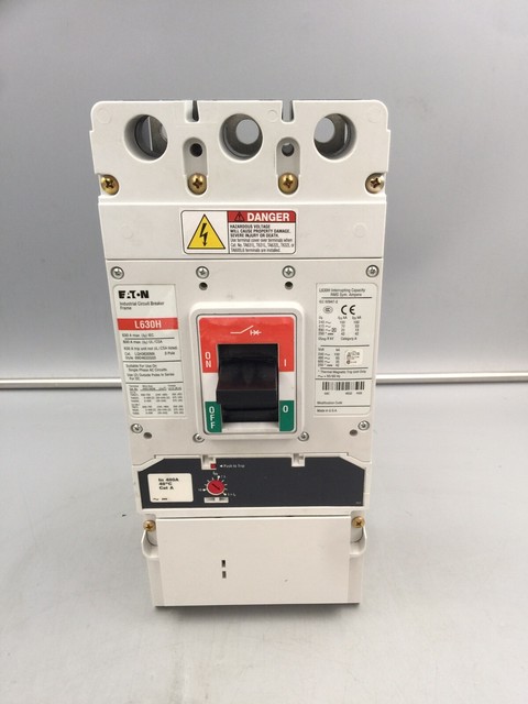 Eaton CH L630H LGH LGH3630NN 3 Pole 600 Amp Trip 600V Circuit Breaker ...
