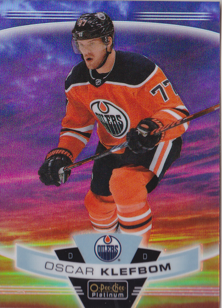 19-20 OPC Platinum Oscar Klefbom SUNSET Oilers 2019 | eBay