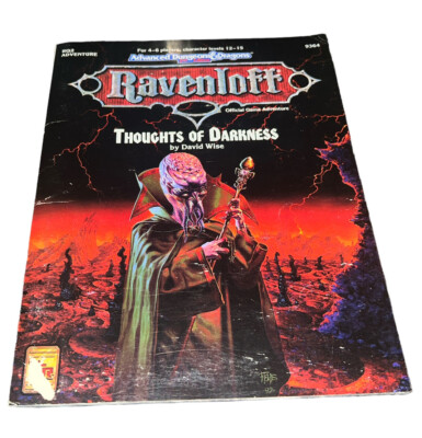 Advanced Dungeons & Dragons Ravenloft Thoughts of Darkness Module | eBay