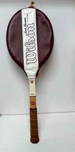 Vtg Wilson Jack Kramer Tennis Racquet Grip 4 7/8 Cover Speed Flex Fibre ...